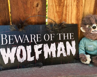 Beware of Wolves Sign - Etsy