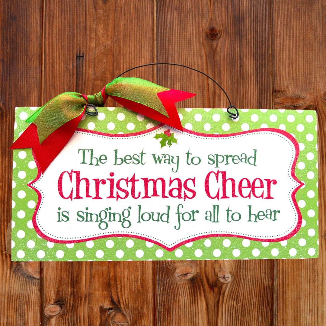 Christmas Cheer Sign. - Etsy