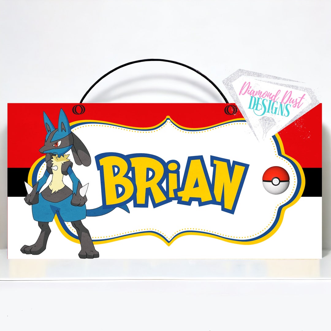 Pokemon Choose Your Character Name Wood Sign. - Etsy