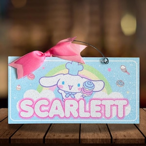 Personalized Cinnamon Roll Sign 6x12 Inches. - Etsy