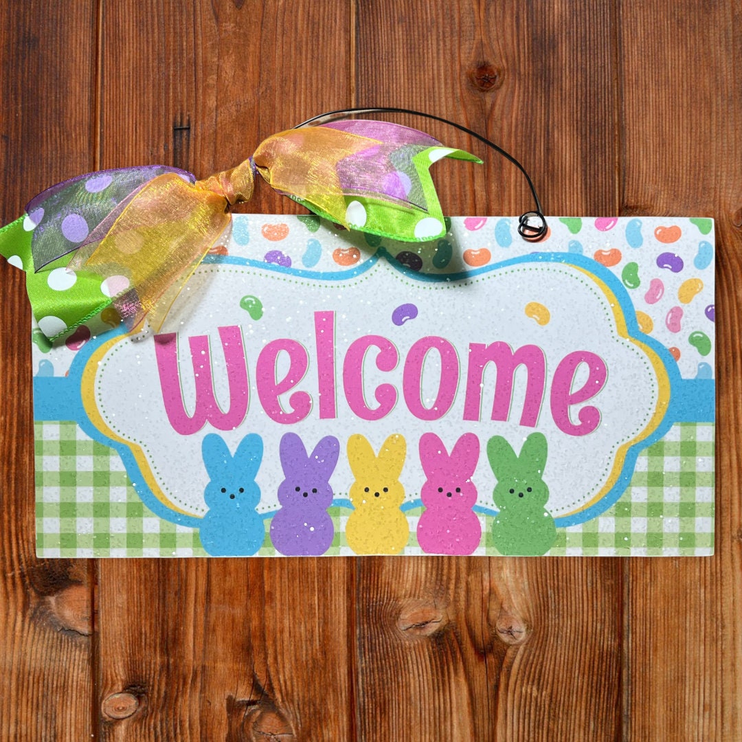 Welcome Easter Candy Sign. - Etsy