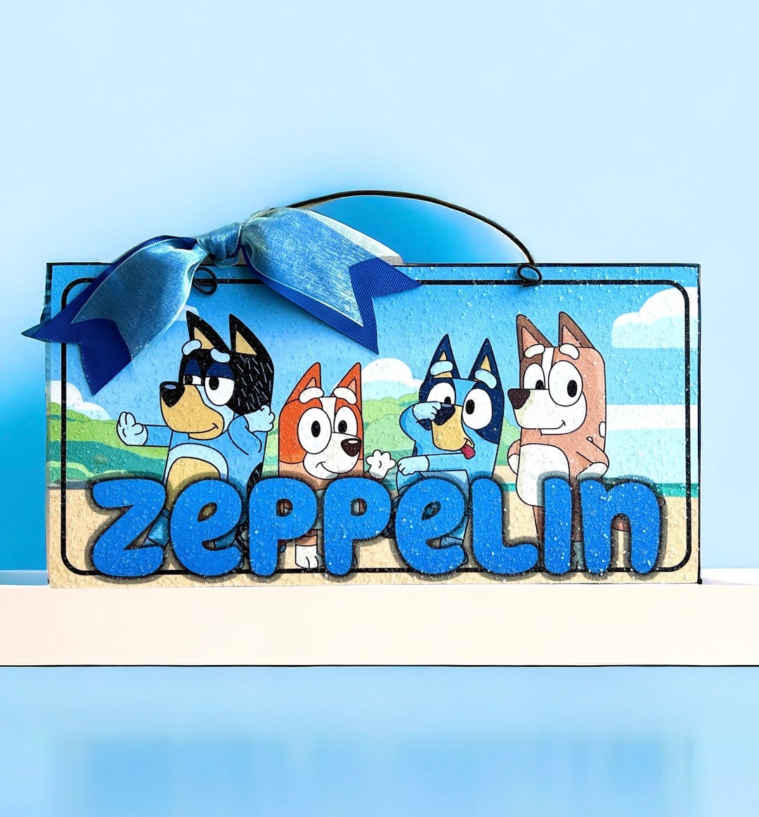 Personalized Bluey Sign 6x12 Inches.wood or Metal Option. - Etsy