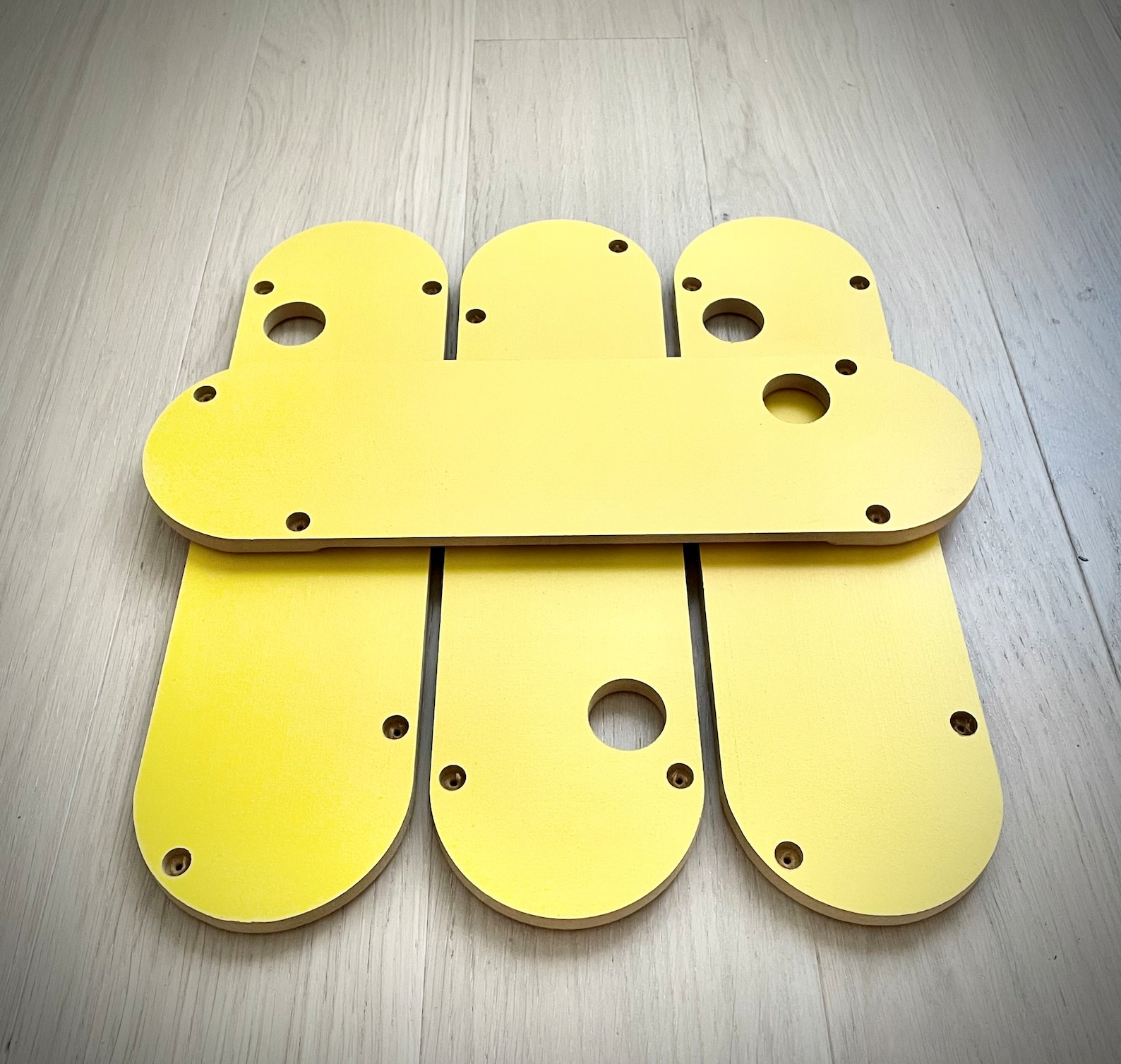 Zero Clearance Inserts (4-pack) for Dewalt 744, 745, 746, 7480, 7490 ...