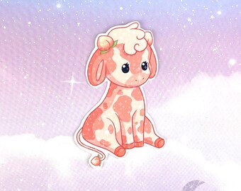 Fruit Cow Sticker | Etsy