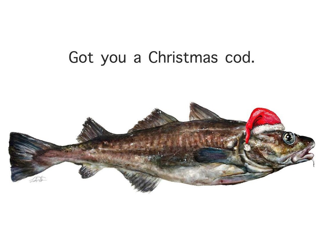 I Got You a Christmas Cod - Etsy