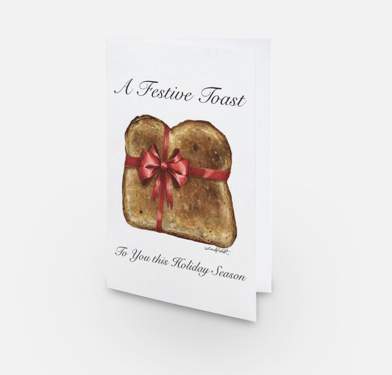 A Festive Toast Card - Etsy