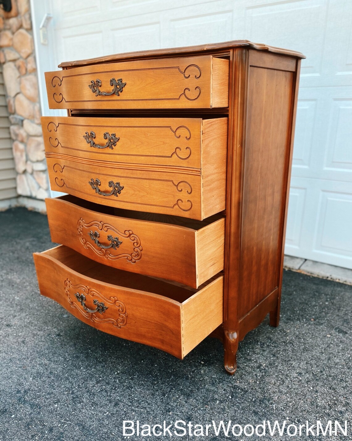 Pick Your Color Vintage Bassett Cherry Lyon Palais Chest - Etsy