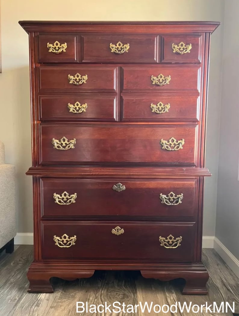 Gorgeous American Drew Chest Dresser. Buy as Is - Etsy