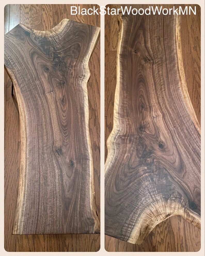 Handmade Live Edge Black Walnut Coffee Table Walnut Slab - Etsy