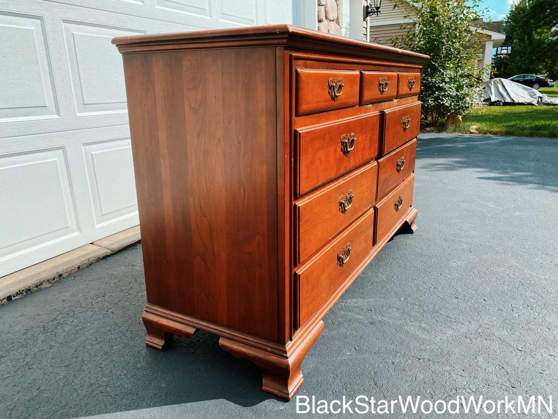 Pick Your Color Vintage Link Taylor Solid Cherry Treasure House Dresser ...