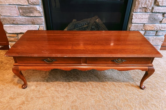 Pick Your Color Ethan Allen Queen Anne Style Coffee Table. | Etsy