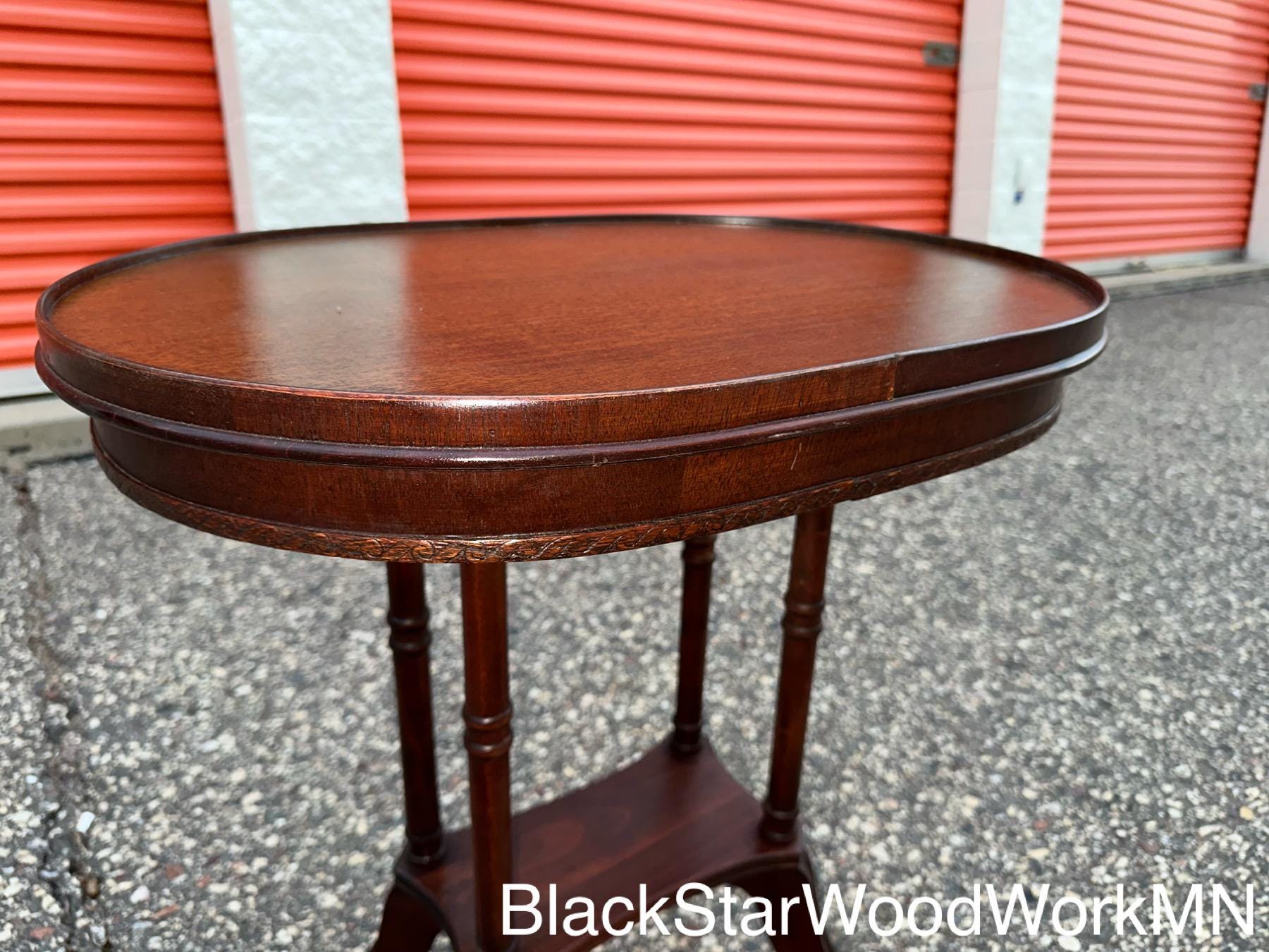 Vintage Duncan Phyfe Style Walnut Side Tables – Set of 2 - Etsy