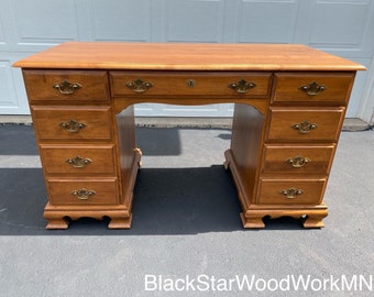 Solid Maple Desk - Etsy