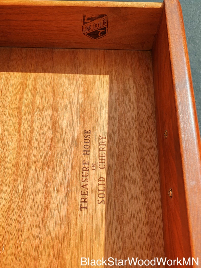 Pick Your Color Vintage Link Taylor Solid Cherry Treasure House Dresser Project Dresser Buy as ...