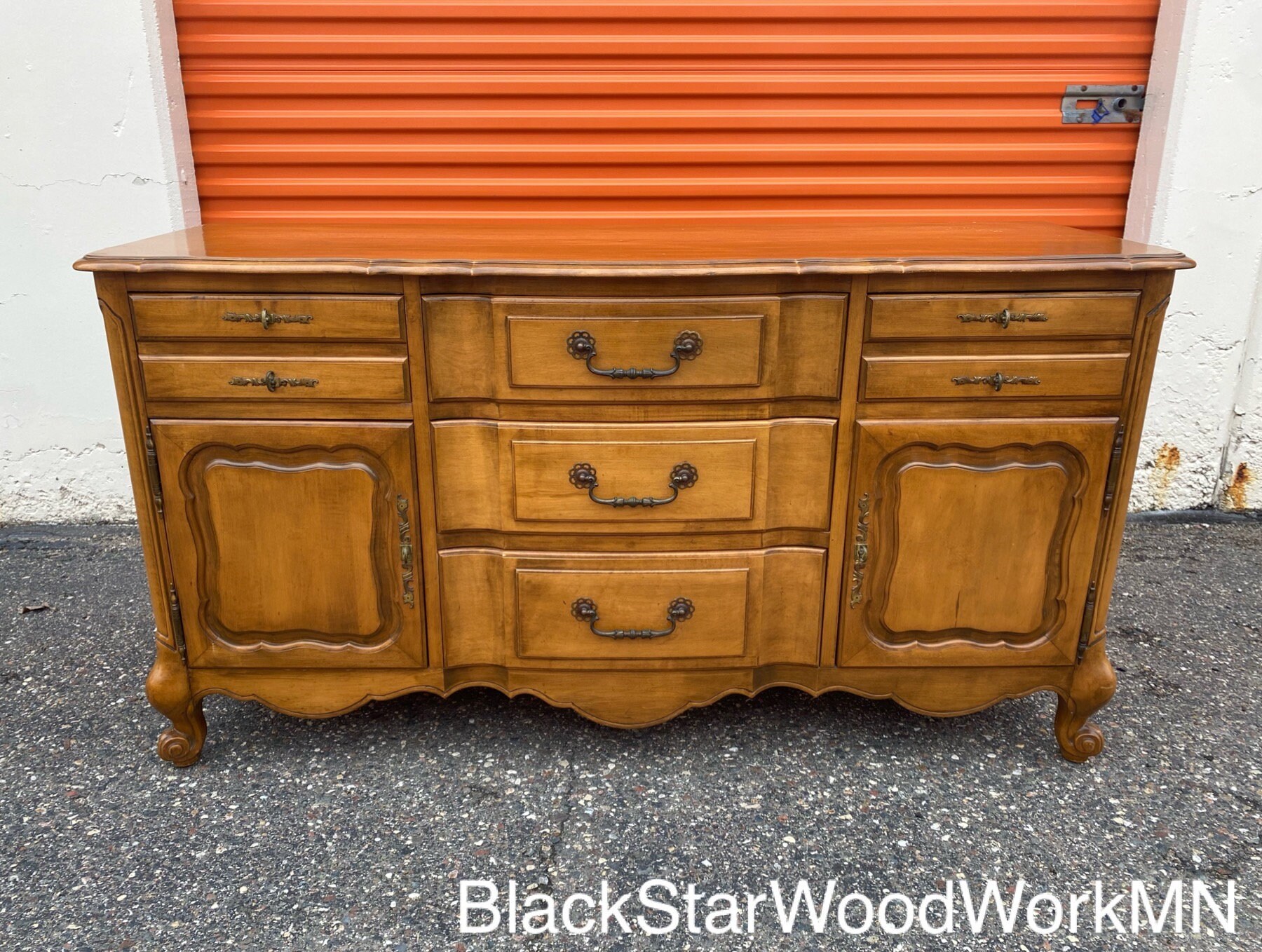 Pick Your Color! Vintage French Provincial Maple Buffet | Sideboard ...