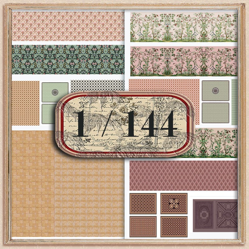 1/48th Wallpaper - Etsy UK