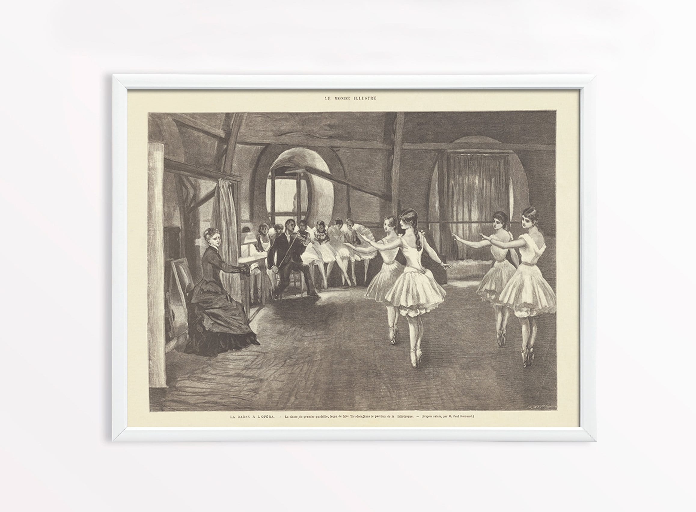 Ballerina Print ART Dance Wall Ballet Vintage Painting Printable ...