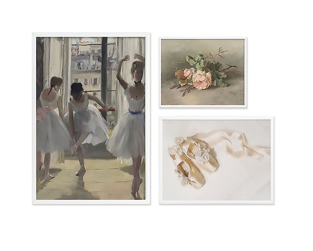Ballerina Art Print Set Gallery Wall ART Printable Ballet Art - Etsy