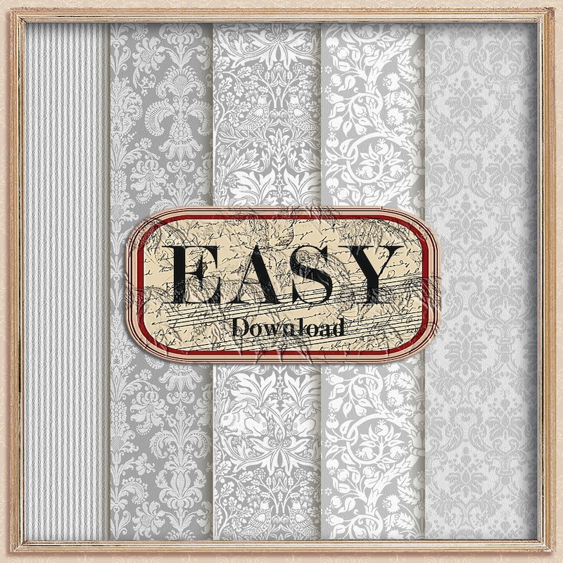 Damask Wallpaper Prints - Etsy UK