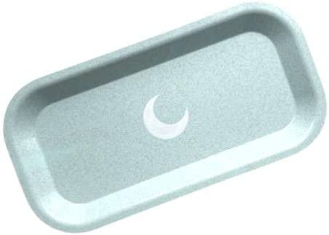 Brando Moon Small Tray Green Lightweight Bio Tray Eco Friendly - Etsy