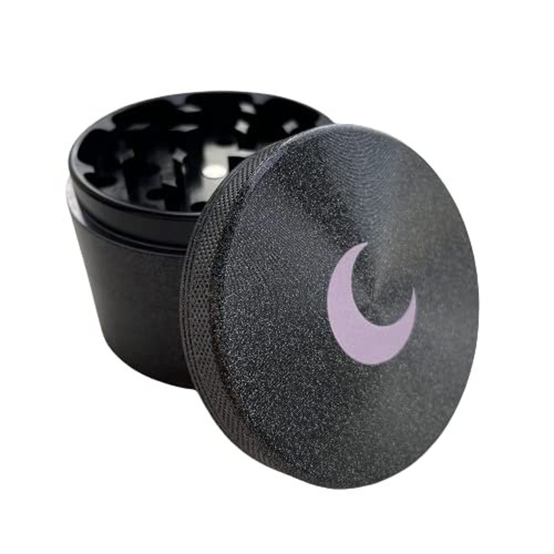 Brando Moon Shiny Gray Small Kitchen Crusher - Metallic 4 Piece Crusher ...