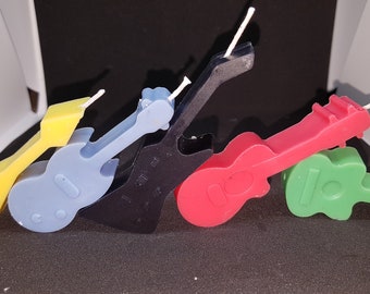 Birthday Guitar Candle - Etsy