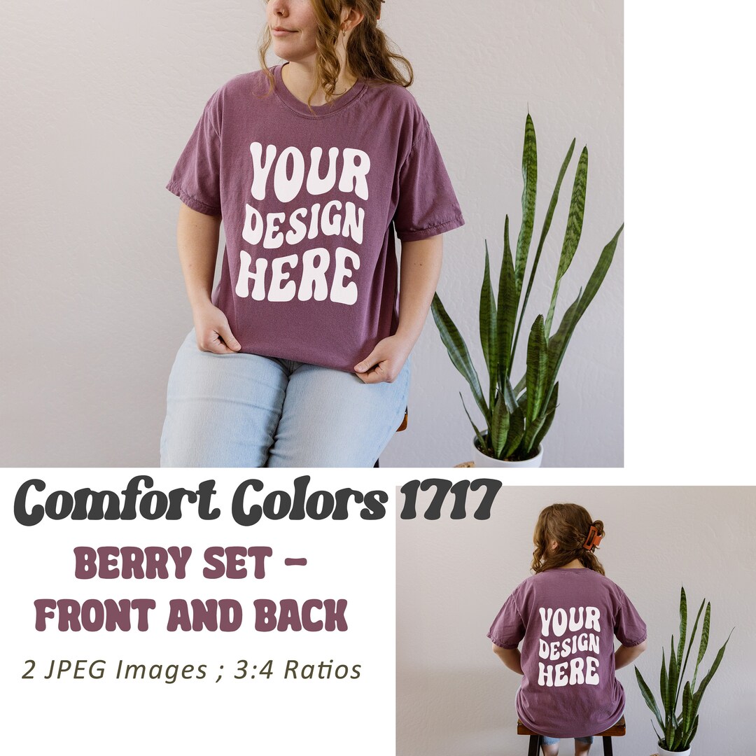 Berry 1717 Mockup, C1717 Comfort Colors Mockup, C1717 Mockup, 1717 ...
