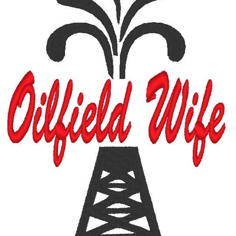 Oil Rig Embroidery - Etsy