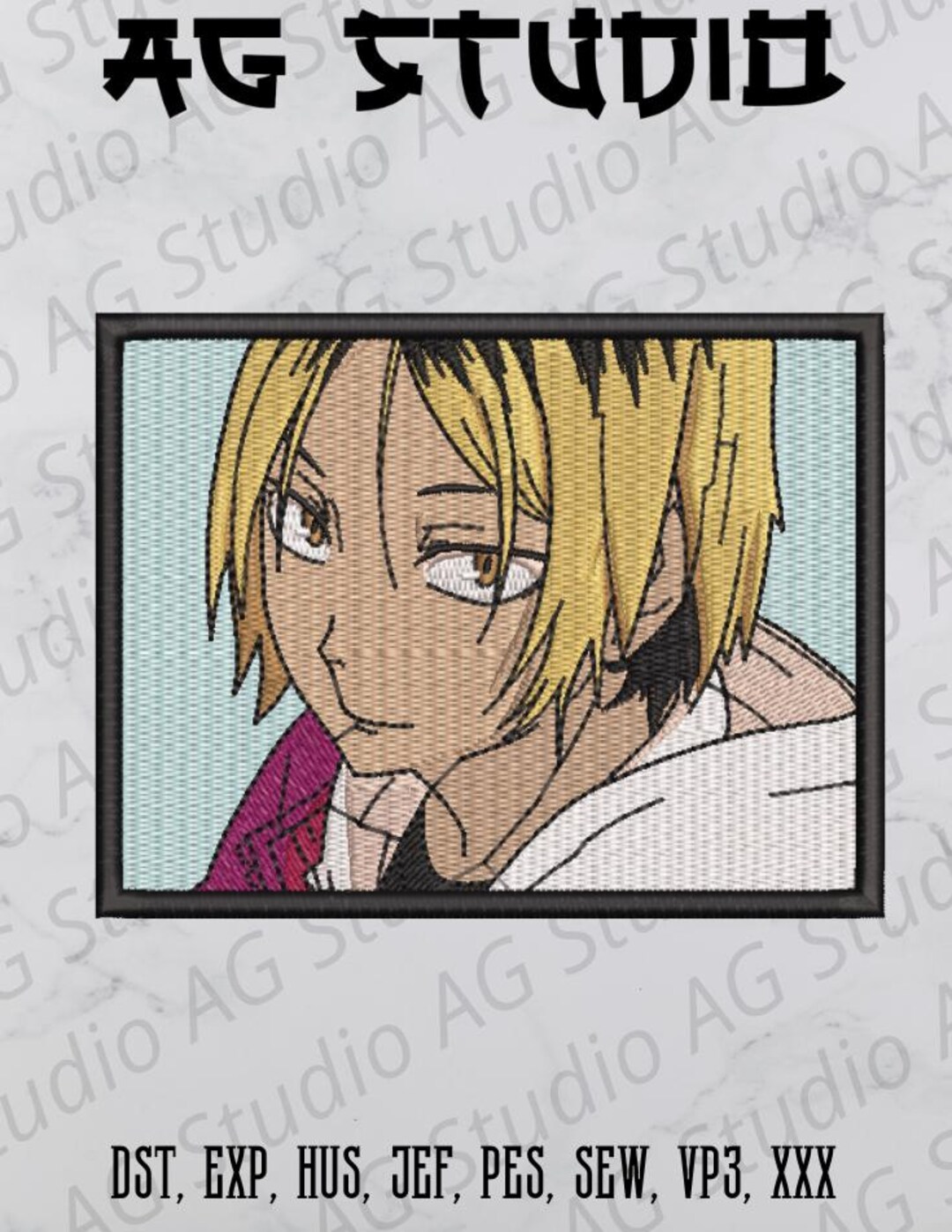 Anime Embroidery Design - Etsy