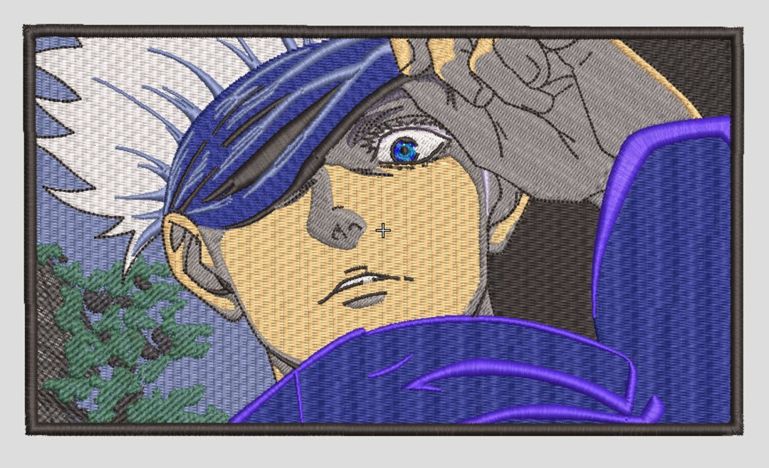 Anime Embroidery Design Gojo Satoru - Etsy