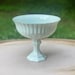 White Compote Bowl, White Compote Vase, Pedestal Vase, Wedding ...
