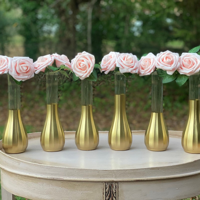 Gold Wedding Vases - Etsy