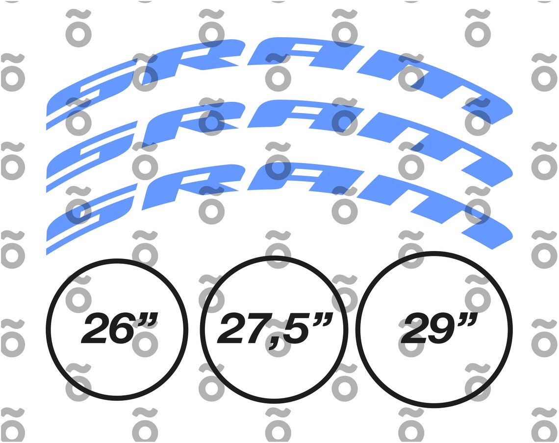 Digital Vector Svg, Dxf, Eps, Pdf. Sram Bike Rim Silhouette Cricut ...