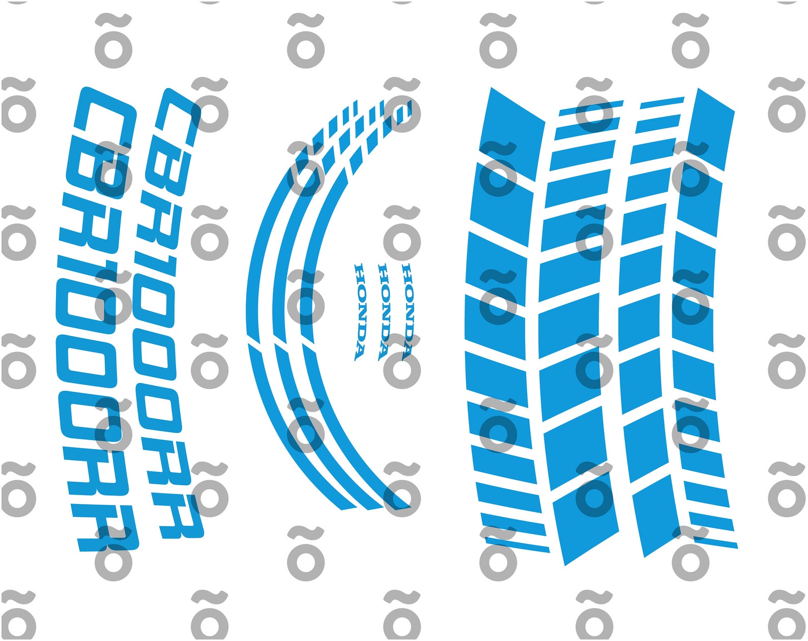 Digital Vector Svg, Dxf, Eps, Pdf Wheel Rim Moto Honda CBR 1000RR ...