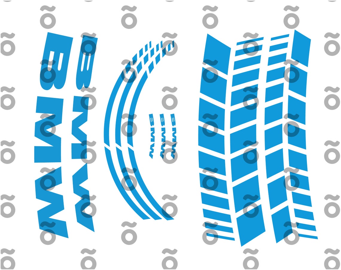 Digital Vector Svg Dxf Eps Pdf. Wheel Rim Moto BMW - Etsy