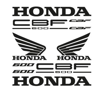 Digital Vector Svg, Dxf, Eps, Pdf. Moto Honda CBF 600 Silhouette Cricut ...