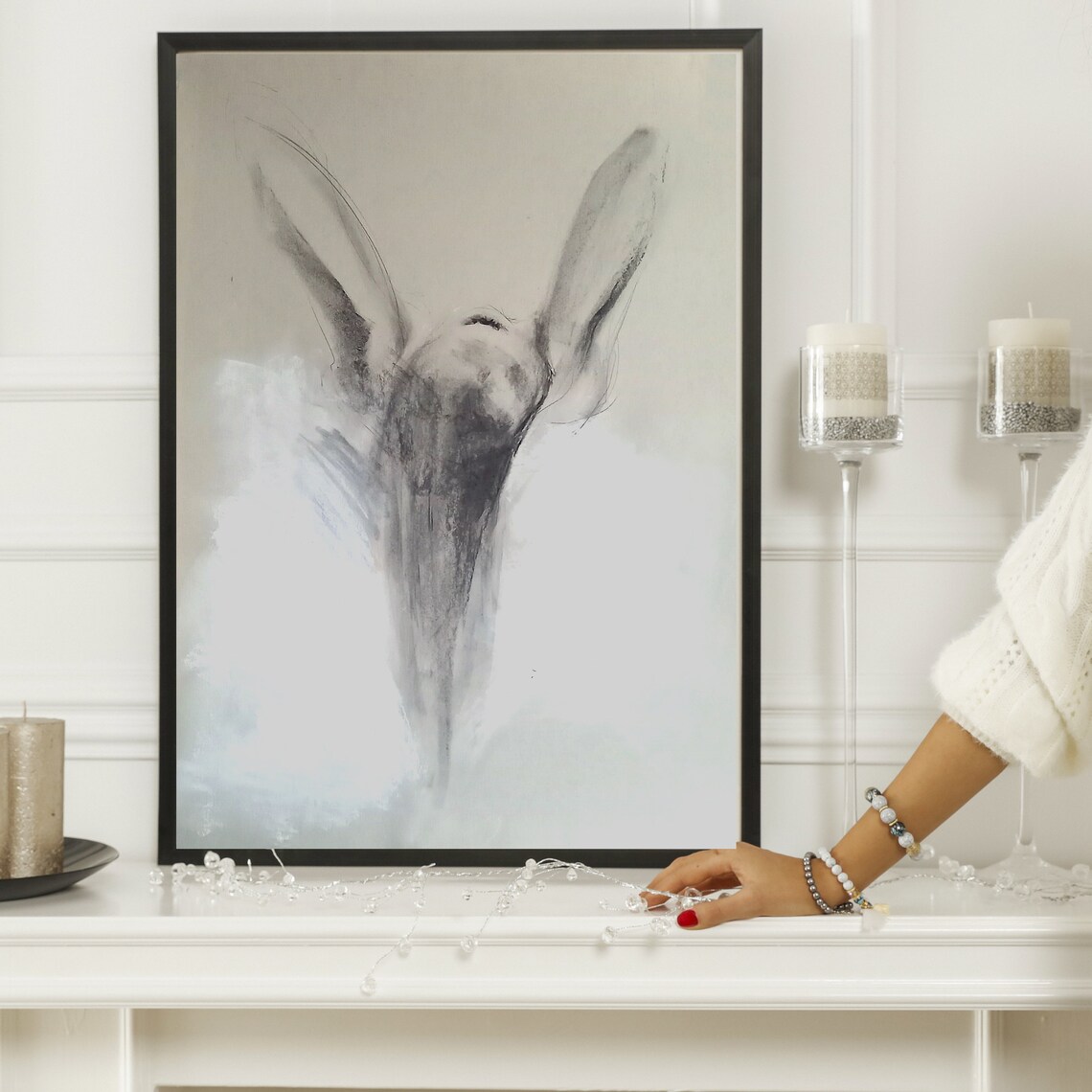 Woman Drawing Woman Lying Pose Sensual Black and White Female - Etsy