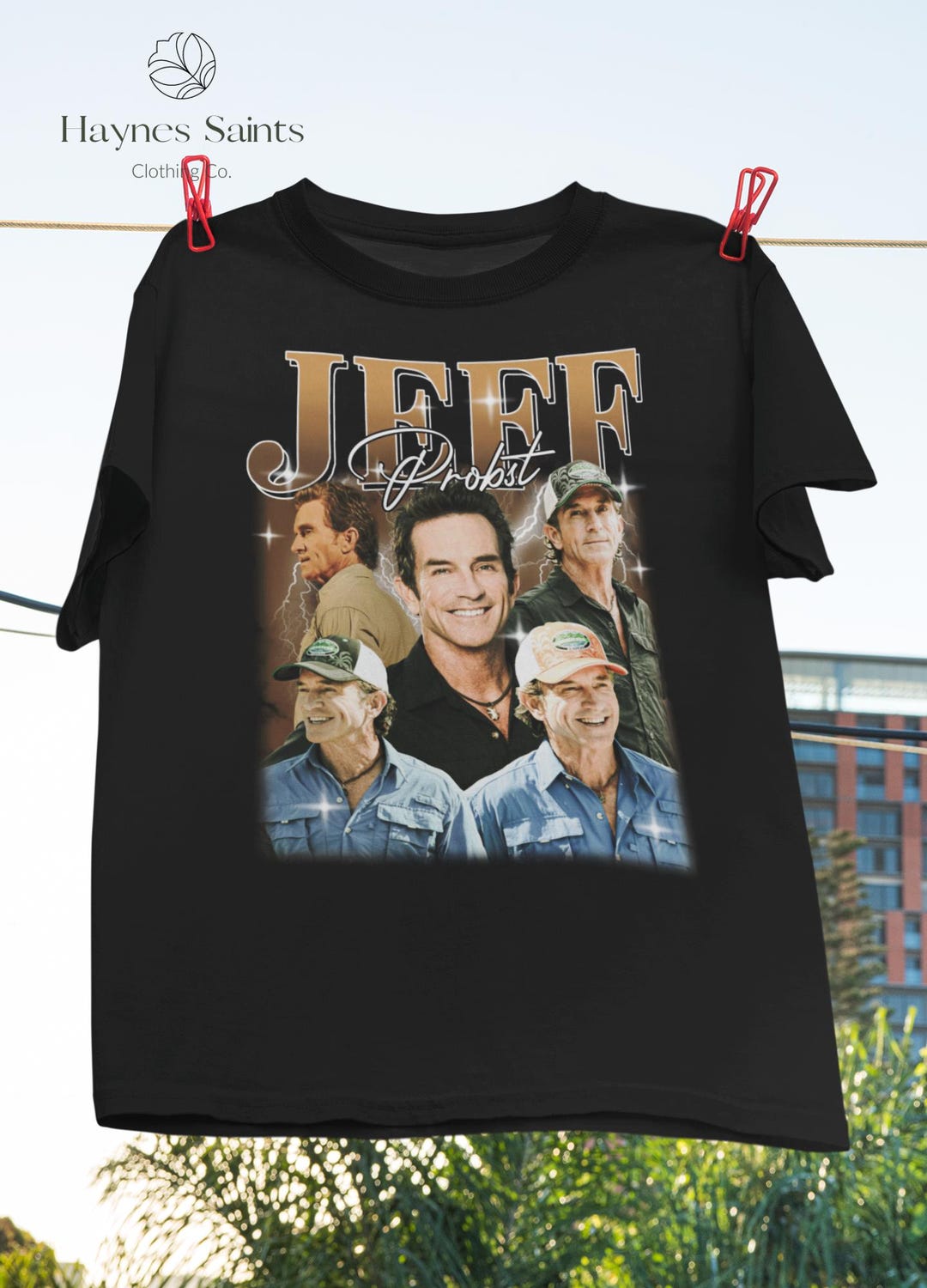 Jeff Probst Bootleg Vintage T-shirt, Jeff Probst Fans, Jeffrey Lee ...