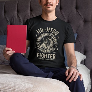 Mens Bjj T-shirt, Jiu Jitsu Shirt, Vintage Bjj Shirt, Brazilian Jiu ...
