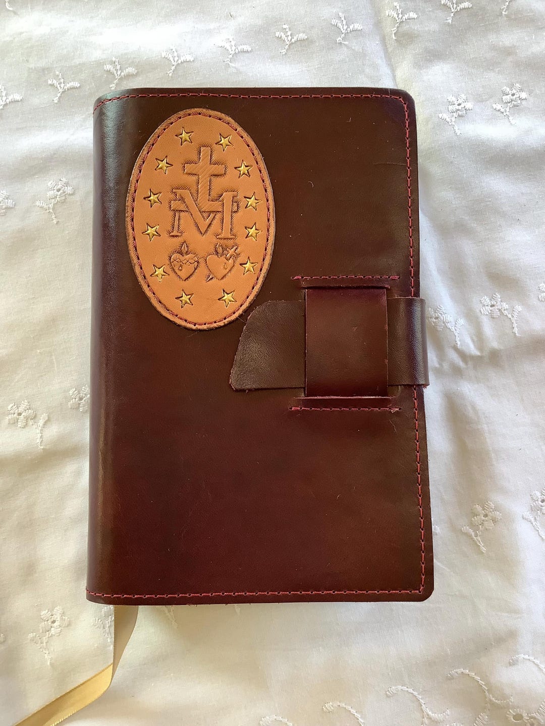 100% Leather Cover for Breviary, Missal or Bible With Tab Insert Close ...