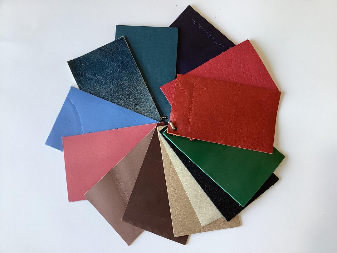 Sample Color Swatches of Leather - Etsy