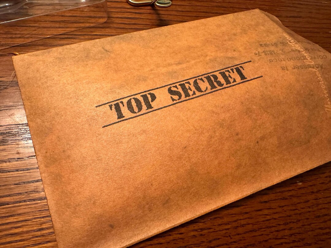 Custom TOP SECRET Letter From Secret Society of St. Nicholas to a Child ...