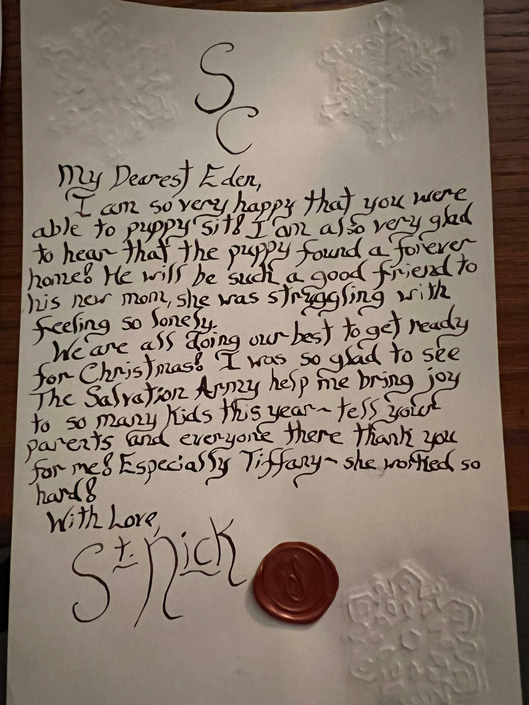 Custom Hand-written Santa or Elf Letter - Etsy