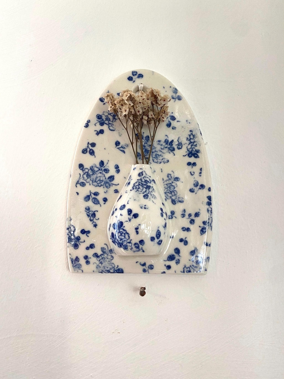 Porcelain Altar Vintage Home Wall Decor. Spiritually. Flowers Holder ...