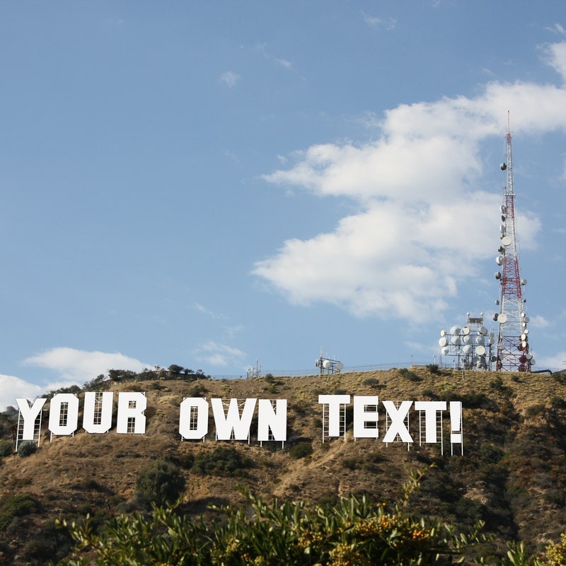 Hollywood Sign - Etsy
