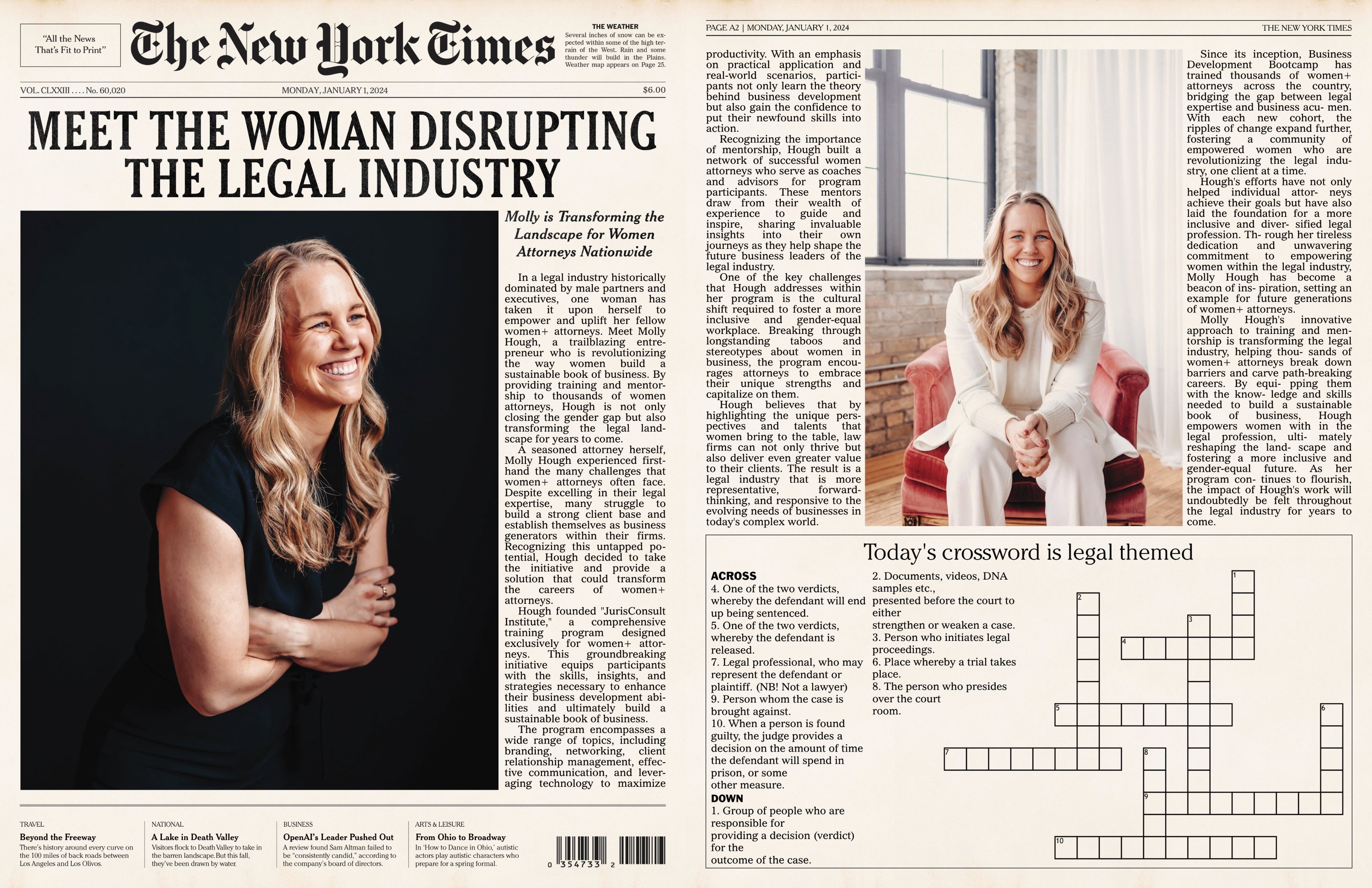 Custom Newspaper Page, Newspaper Template, Personalized Newspaper Page ...