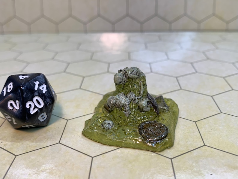 Hand Painted Green Slime Gelatinous Cube D&D Miniature - Etsy
