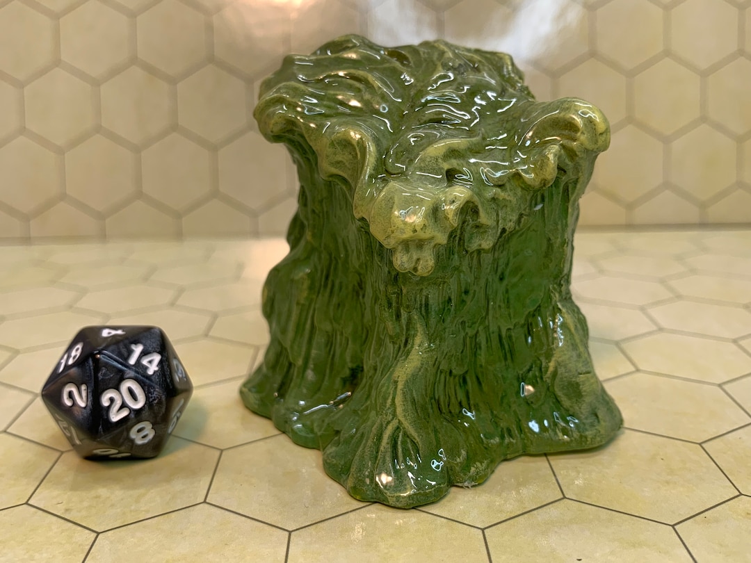 Hand Painted Green Slime Gelatinous Cube D&D Miniature - Etsy