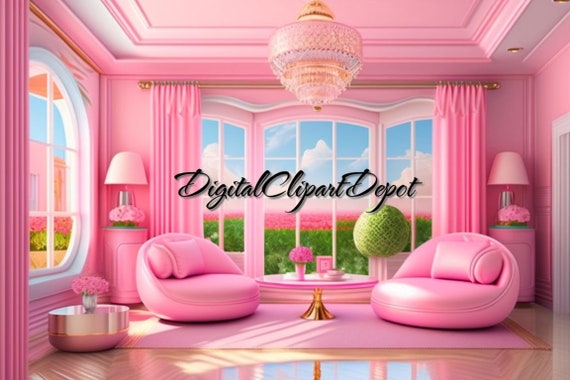 Barbie House Background