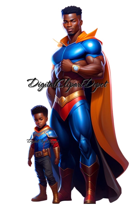 Black Father Clipart